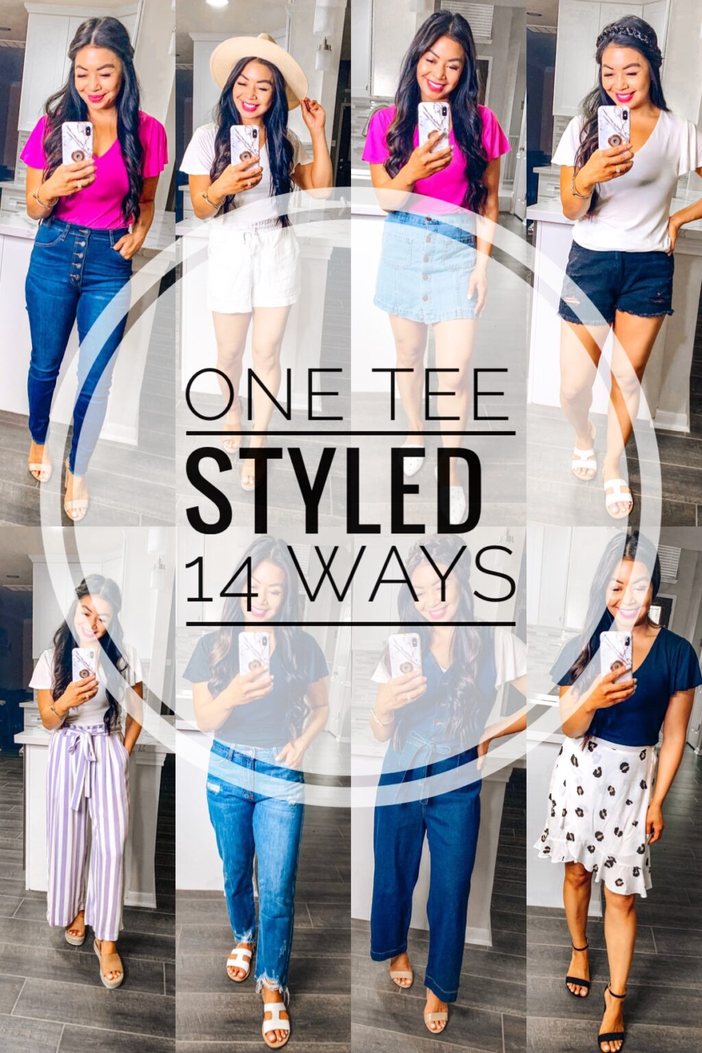 Gibson Look: Roselyn Flutter Sleeve Tee Styled 14 Ways - Roselyn Weaver