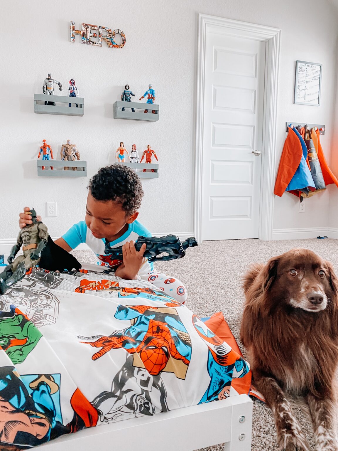 Landon's Superhero Room - Roselyn Weaver