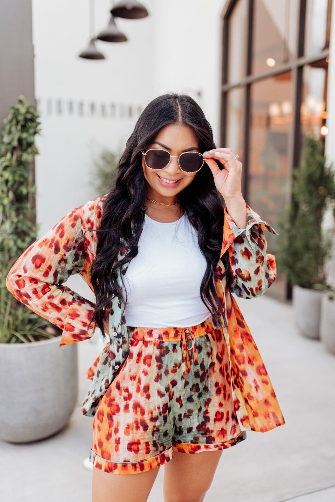 Matching leopard Print Set - Roselyn Weaver