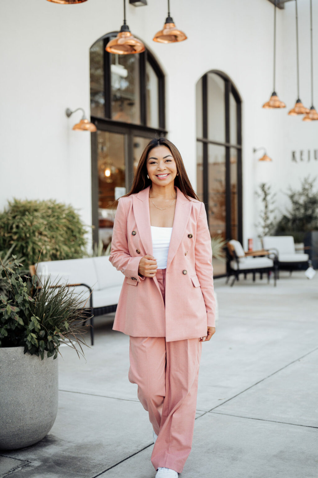 Pink Power Suit - Roselyn Weaver